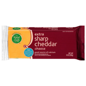 Food Club Extra Sharp Cheddar Cheese