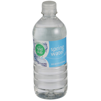 Food Club Spring Water - 20 fl. oz. Bottle